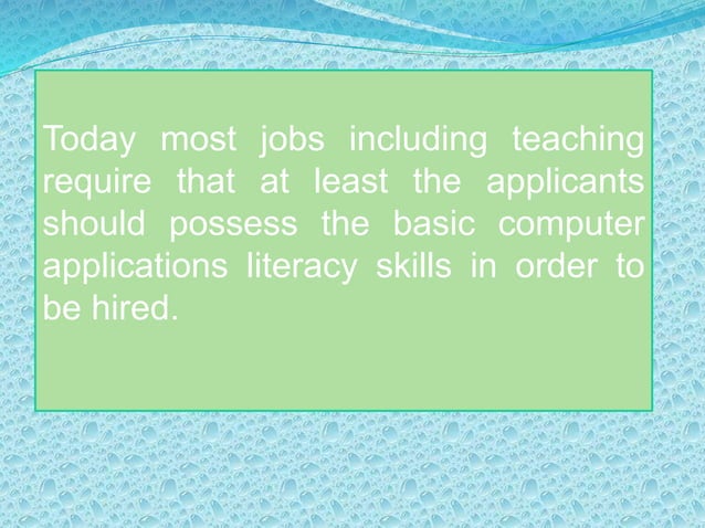 Computers as Aids to Teaching | PPTX