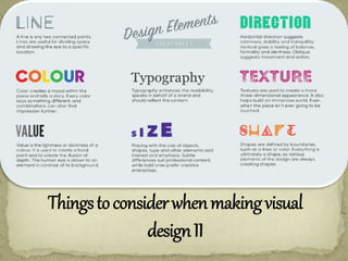 Things to consider when making visual design | PPT