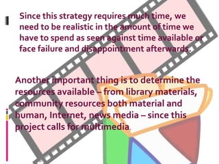 Using Project-based Learning Multimedia as a Teaching-Learning Strategy - Ed tech1 | PPT