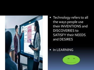 EDUCATIONAL TECHNOLOGY: DEFINITION | PPTX