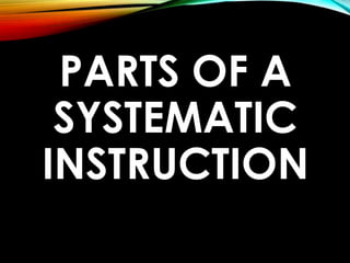 Ed tech 1 systematic approach to instructional technology | PPT