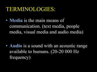 Audio Media | PPTX