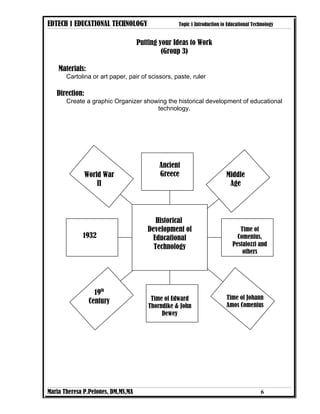 Ed tech 105 topic 1 | DOC