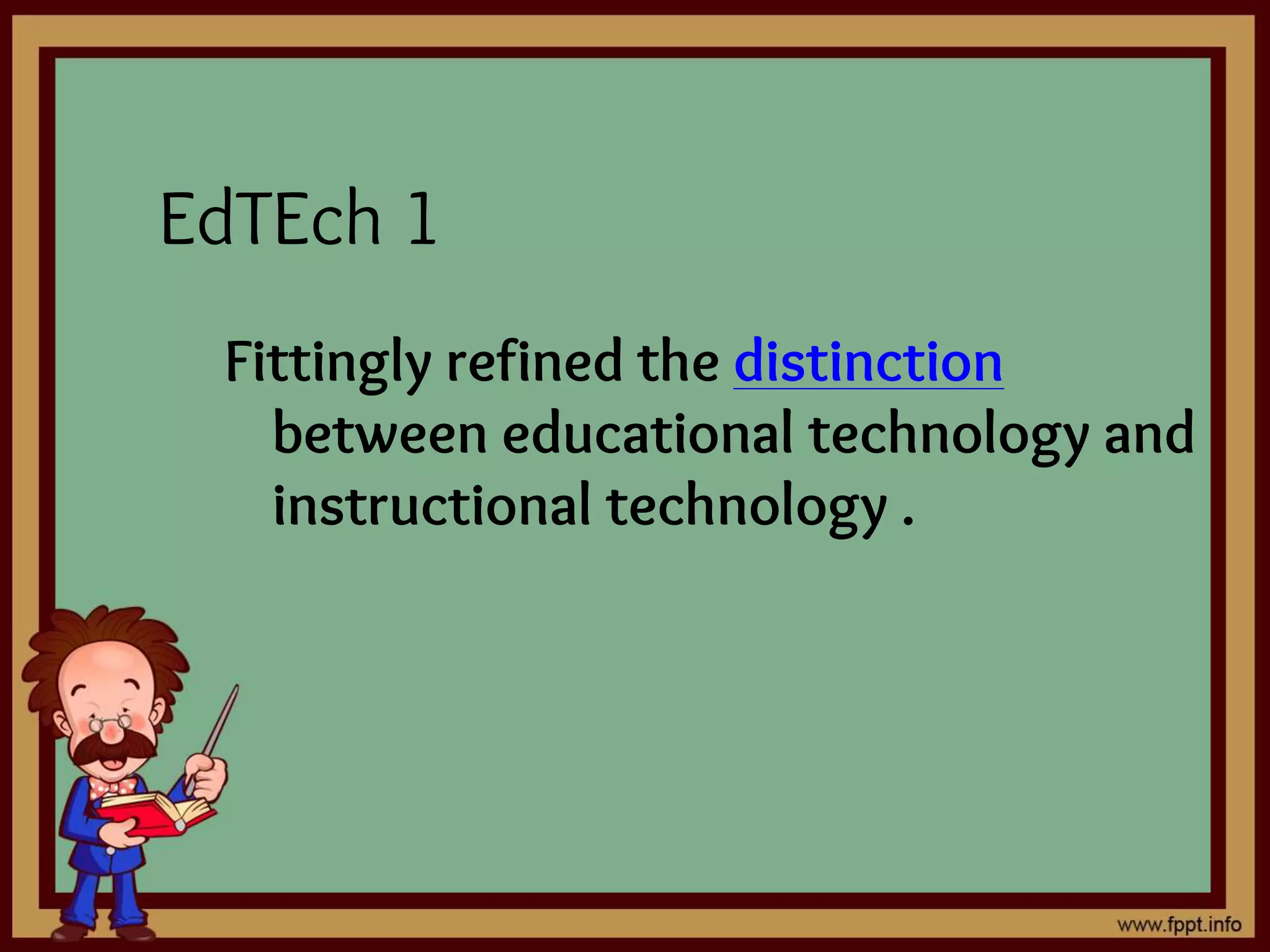 Edtech 1 review and edtech 2 overview | PPTX
