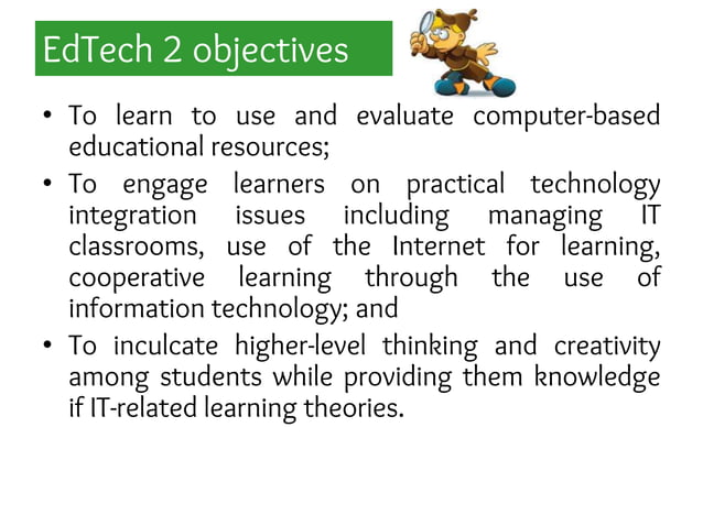 Edtech 1 review and edtech 2 overview | PPTX