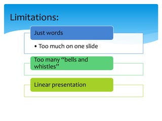 Non-projected visuals | PPT