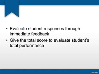 Educational Technology 2 Lesson 10: The Computer as a Tutor | PPTX