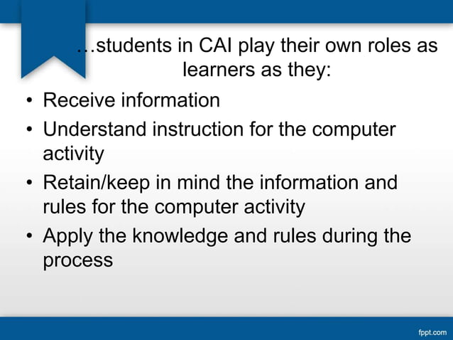 Educational Technology 2 Lesson 10: The Computer as a Tutor | PPTX
