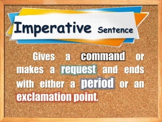 4 Types of Sentences | PPT