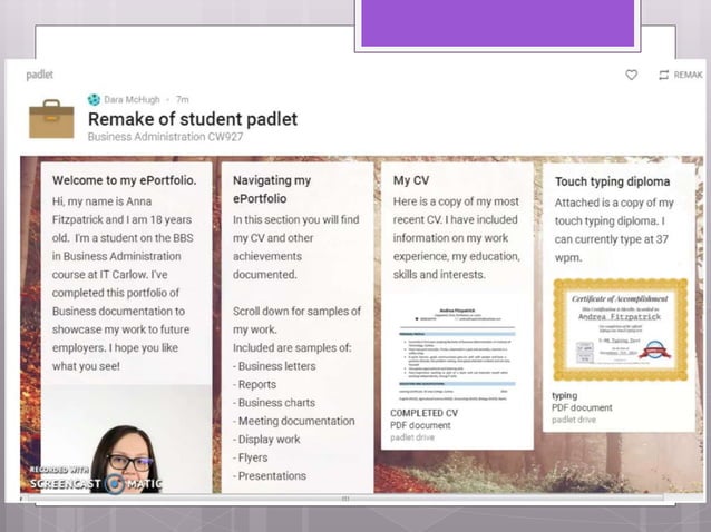 Learning from Feedback: Using Padlet for 1st year Business Student ...