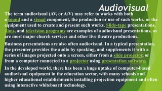 Educational Technology Graphic/Audio Visual Materials | PPT