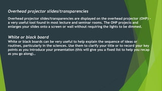 Educational Technology Graphic/Audio Visual Materials | PPTX