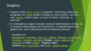 Educational Technology Graphic/Audio Visual Materials | PPTX