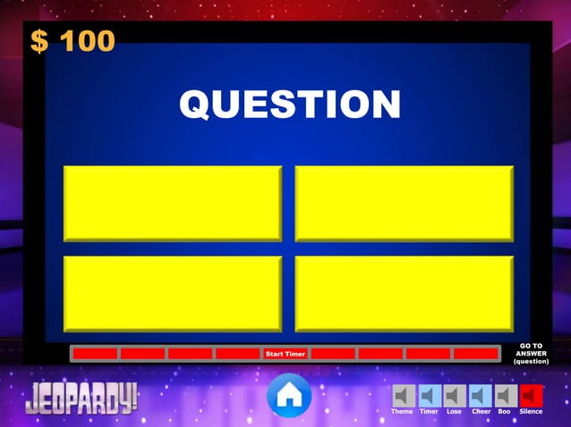 Blank Jeopardy Template - Educational Technology | PPT