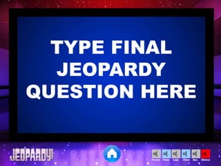Blank Jeopardy Question Template