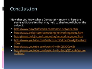 Edtech451 what is a computer network | PPTX