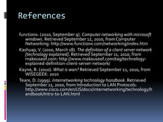 Edtech451 what is a computer network | PPTX