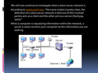 Edtech451 what is a computer network | PPTX