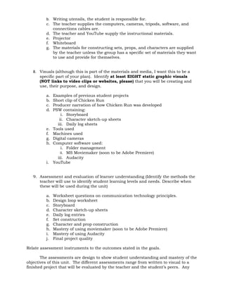 Unit of Instruction | DOC