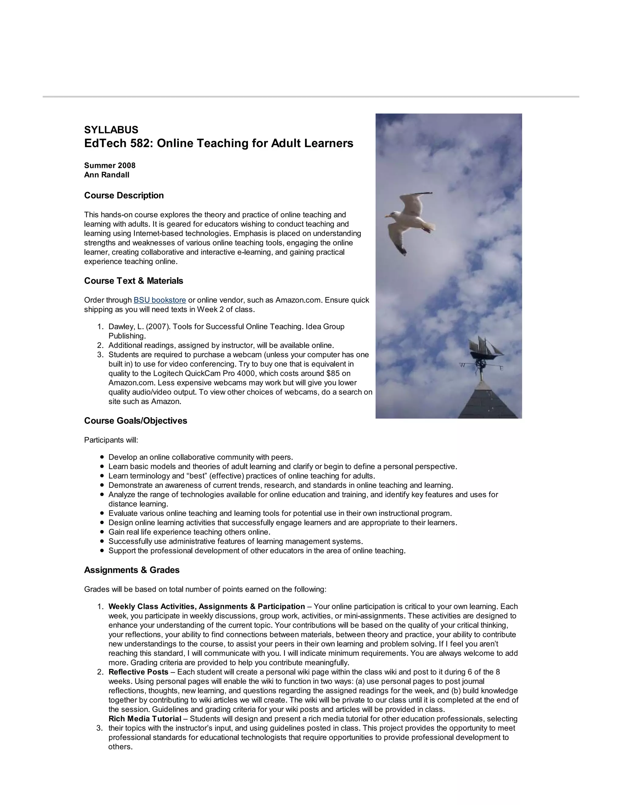 Ed tech 522 syllabus | PDF