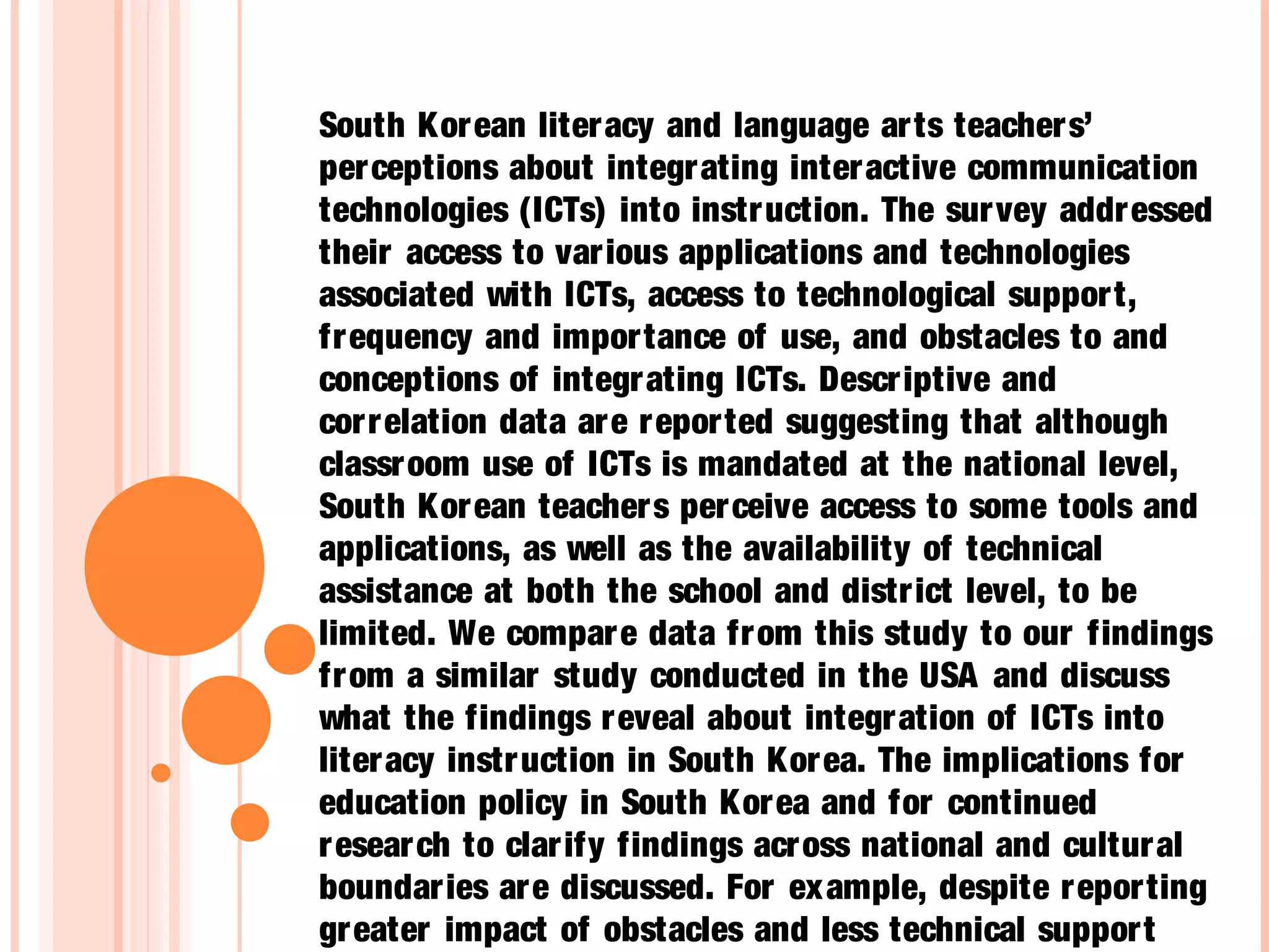 Educational Technology in South Korea | PPT