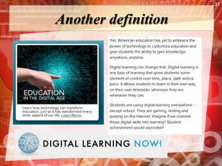 Educational Technology and Digital Learning | PPTX