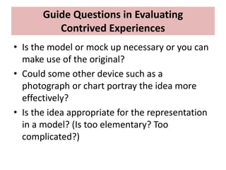 EdTech 1: Teaching with Contrived Experiences | PPTX