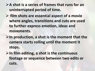 basic camera shots | PPTX