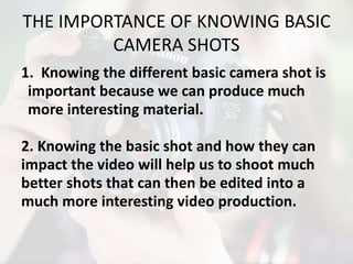 basic camera shots | PPTX