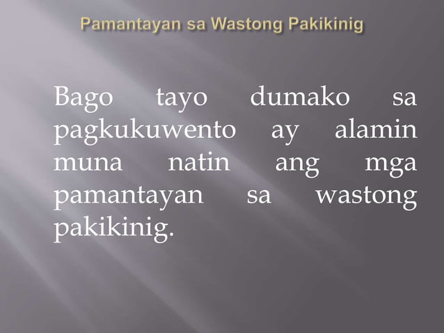 Nagkaroon ng Anak sina Wigan at Bugan | PPTX