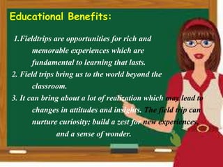 lesson 11: Making the Most of Community Resources and Field Trips | PPTX