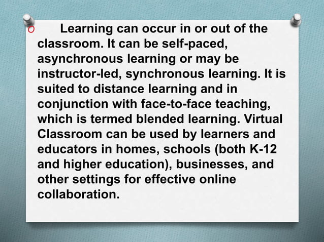 Synchronous and Asynchronous Learning | PPTX | Web Conferencing | Computer Software and Applications