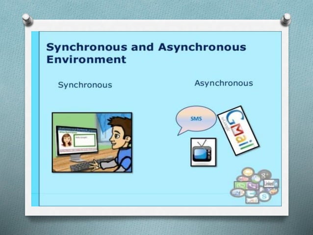 Synchronous and Asynchronous Learning | PPTX | Web Conferencing | Computer Software and Applications