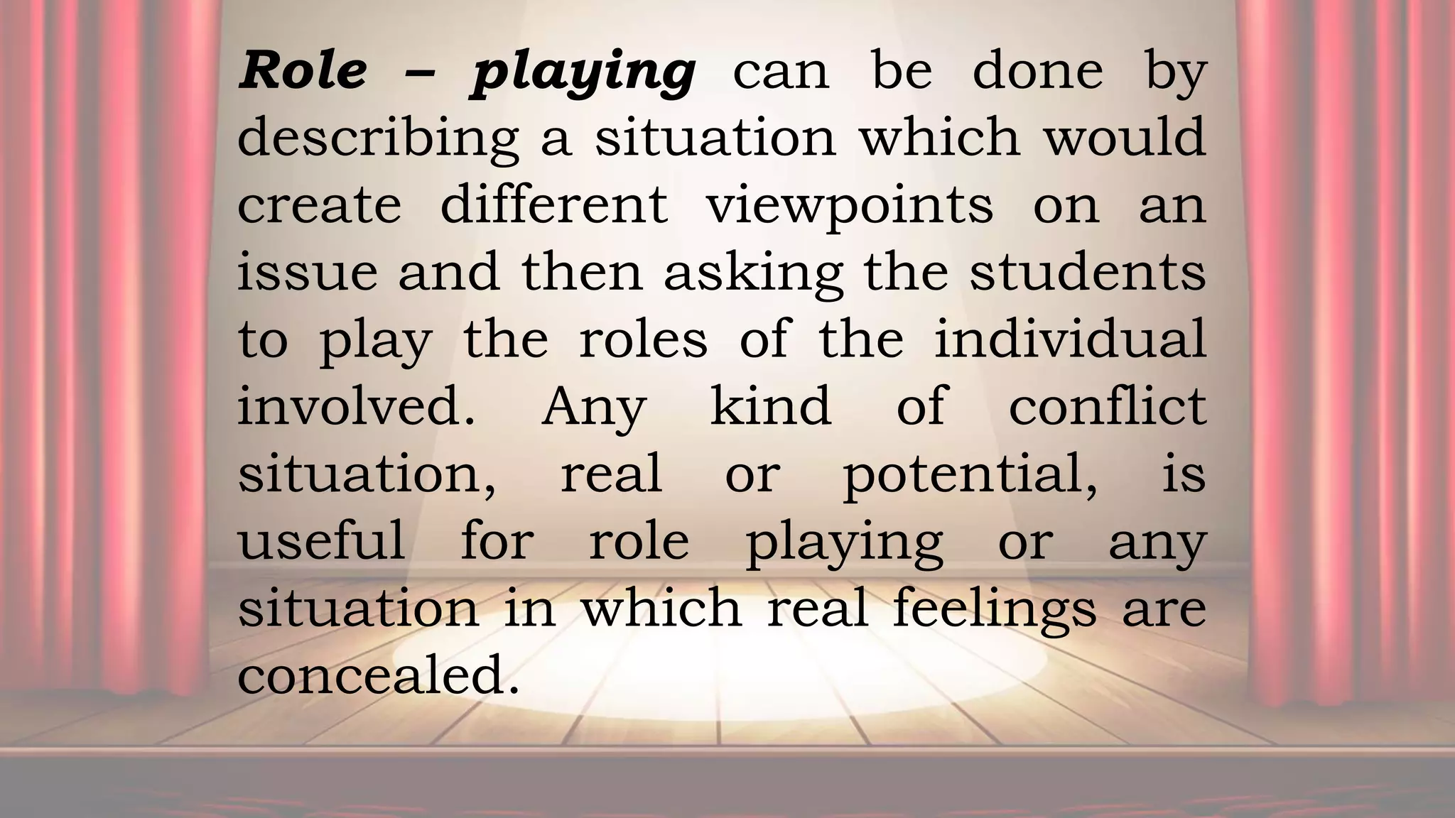 ED TECH I - Teaching with Dramatized Experiences | PPTX
