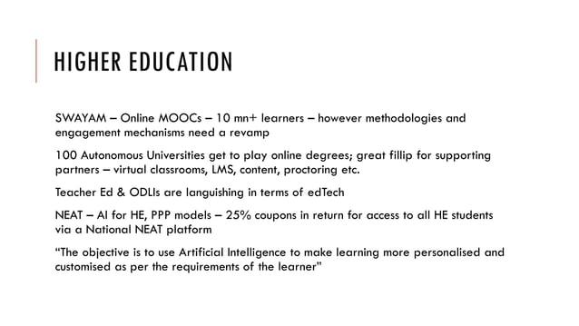 Ed tech landscape in India | PDF