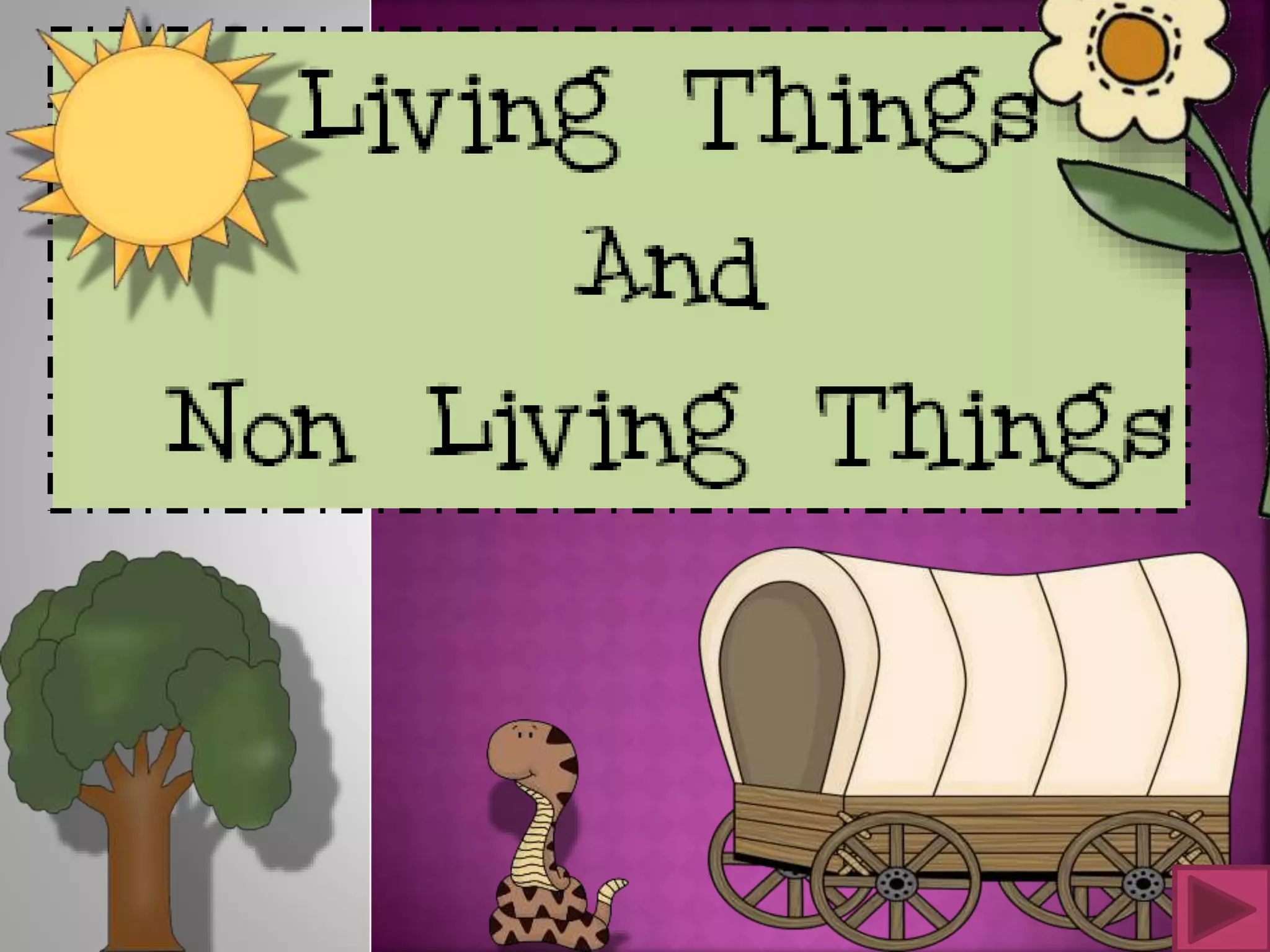 Power Point on Living and Non-Living Things in our environment | PPTX