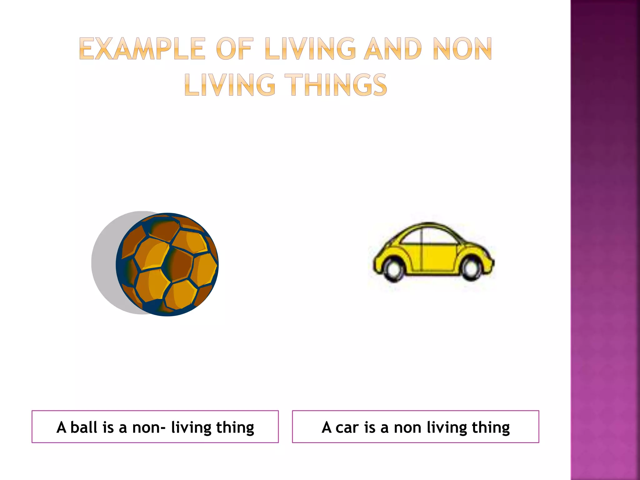 Power Point on Living and Non-Living Things in our environment | PPTX