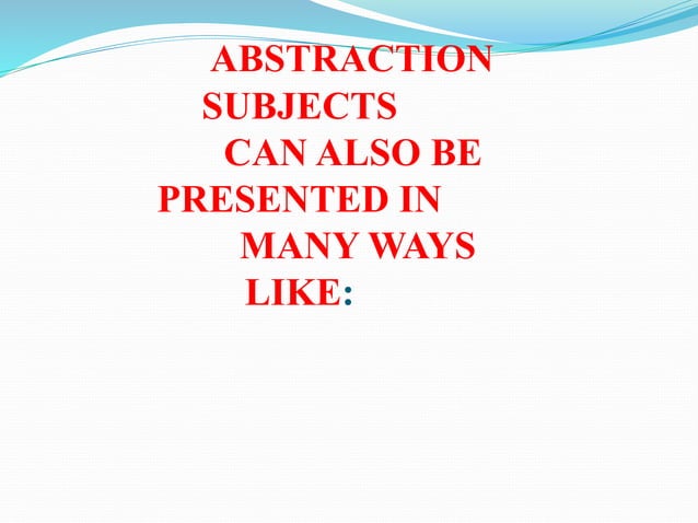 EdTech Powerpoint - Abstraction | PPT