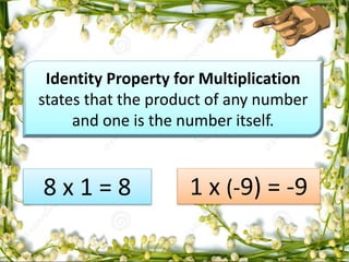 PROPERTIES OF THE OPERATIONS ON INTEGERS | PPTX