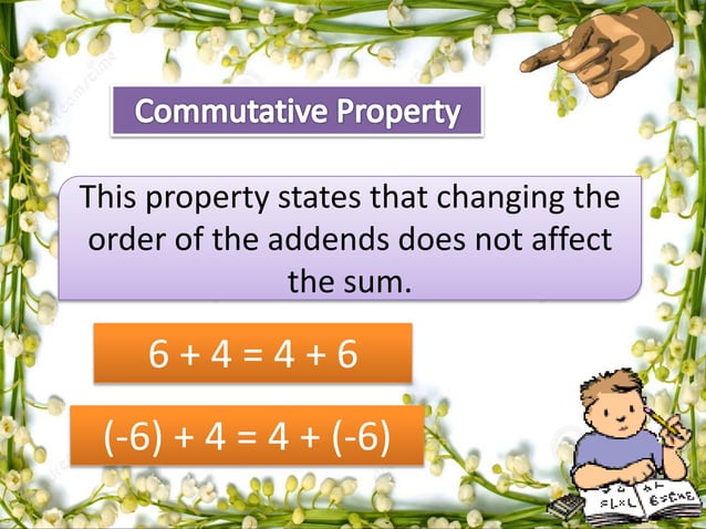 PROPERTIES OF THE OPERATIONS ON INTEGERS | PPTX | Technology & Computing