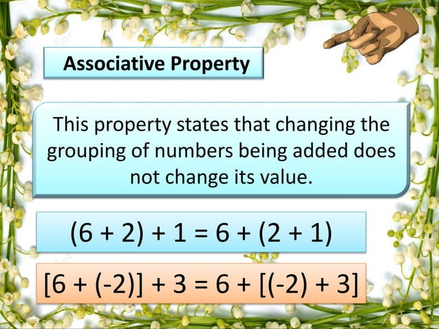 PROPERTIES OF THE OPERATIONS ON INTEGERS | PPTX | Technology & Computing