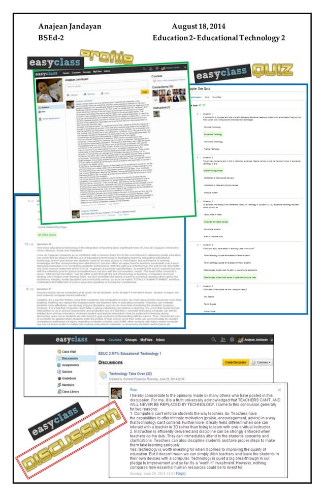 EdTech Reflection | DOCX | Educational Assessment | Education