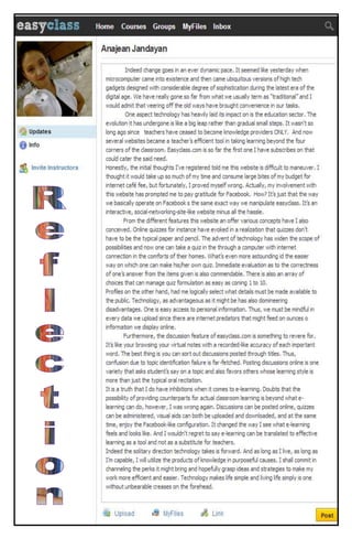 EdTech Reflection | DOCX | Educational Assessment | Education