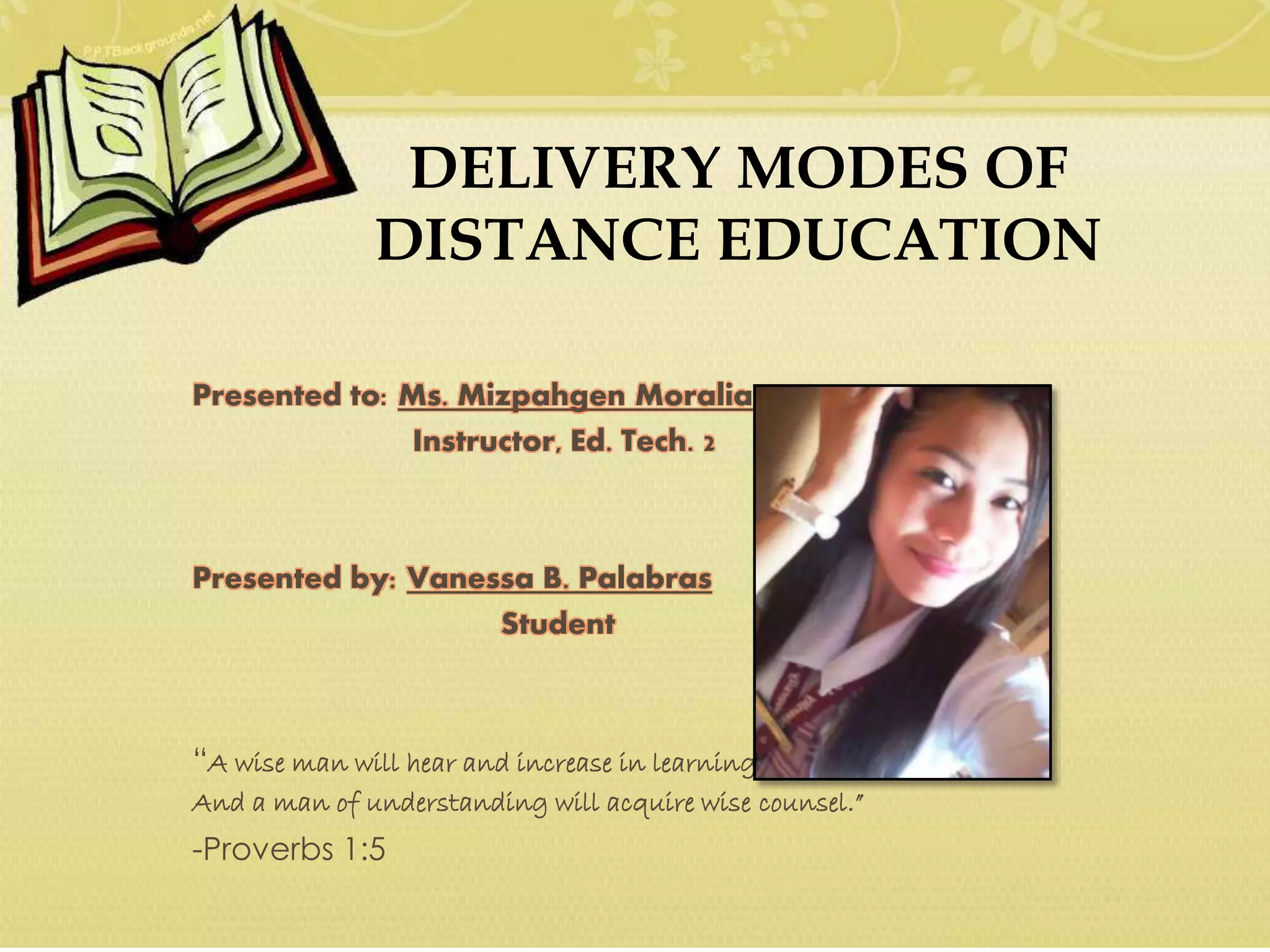 Delivery modes of Distance Education And which Technology is best | PPT