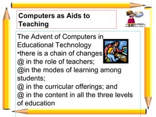 Computer as Aids to Teaching | PPT