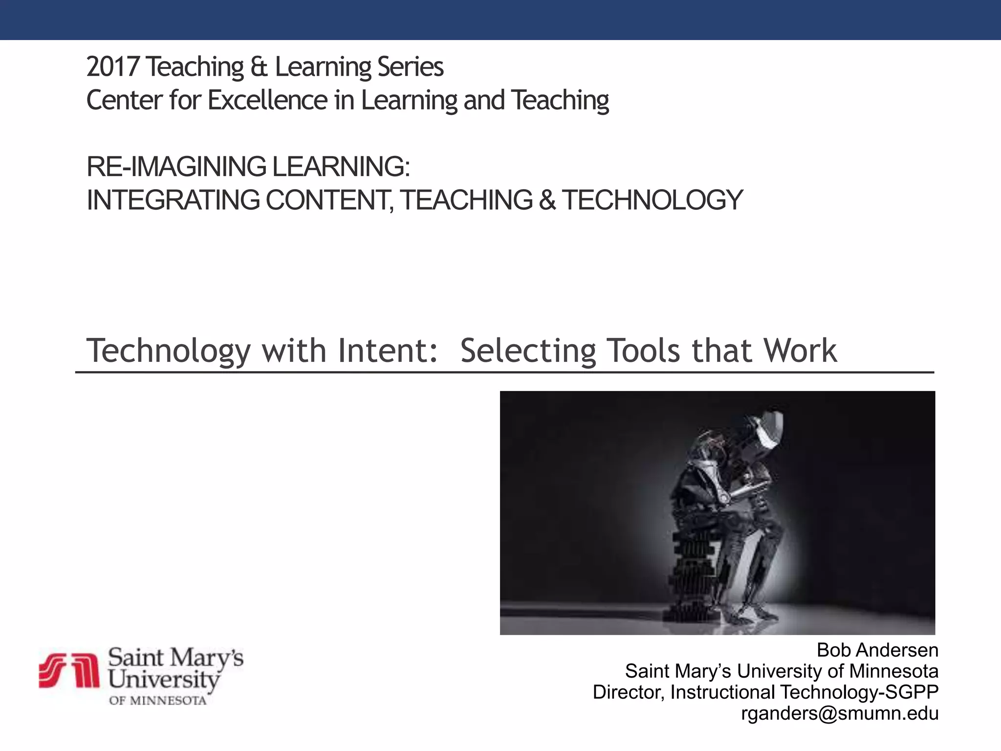 Ed tech tools and categories | PPT