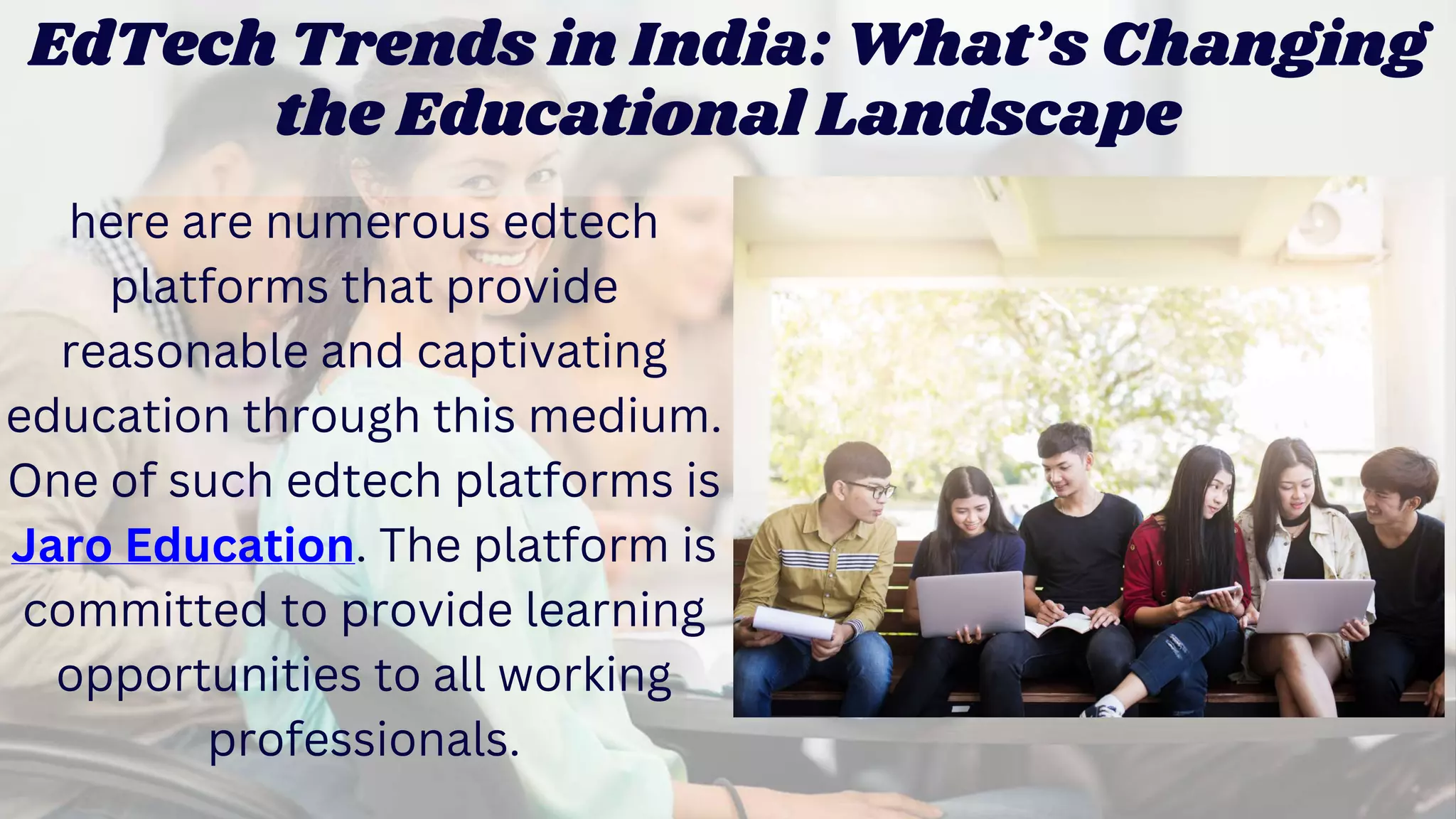 EdTech Trends in India What’s Changing the Educational Landscape. | PPTX