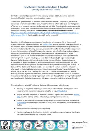 Unitary Developmental Theory Elaborated for all human systems | PDF