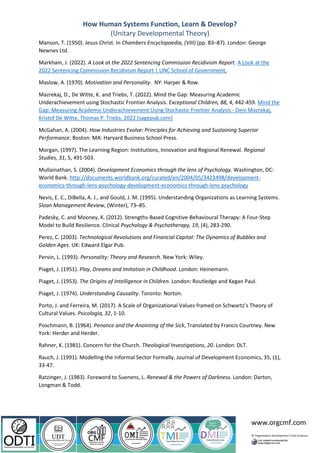 Unitary Developmental Theory Elaborated for all human systems | PDF