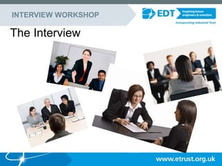EDT Year In Industry Interviewing Skills Presentation | PPTX